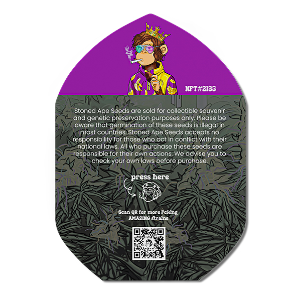 Grand Daddy Purple (5 Seeds) Stoned Ape Seeds – KRS Trading