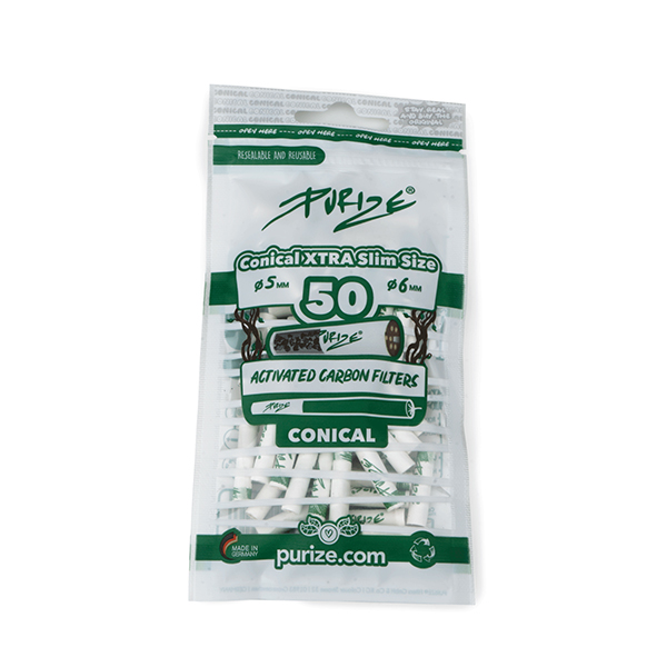 50 x PURIZE® Conical Filters White 5mm – 6mm – KRS Trading
