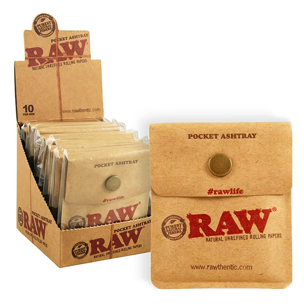 RAW Pocket Ashtray (Box/10pcs) – KRS Trading