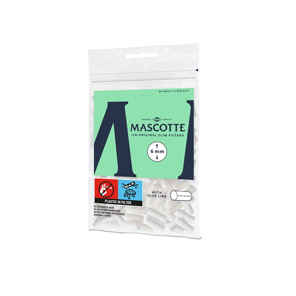 Mascotte Original 120 Paper Filters Slim 6mm – KRS Trading